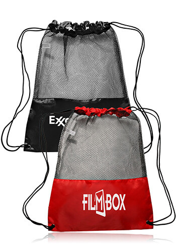 Mesh Drawstring Backpacks | Custom Printed As Low As $4.0